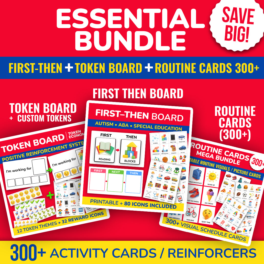 Visual Supports Essential Bundle for Autism & ABA – Masters of ABA